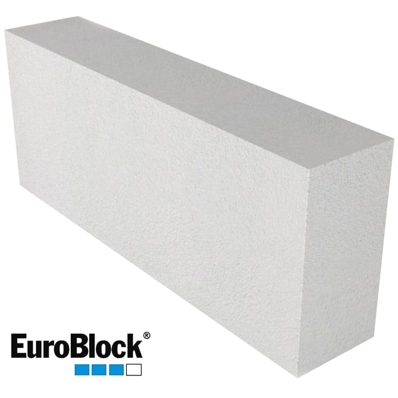 Пеноблоки перегородочные EuroBlock 600х300х150, D600 купить по цене 5 ...