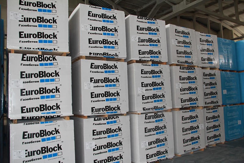 Пеноблоки перегородочные EuroBlock 600х300х100, D500 купить по цене 5 ...